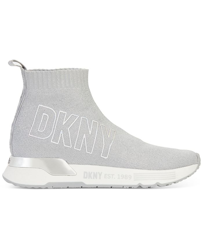 DKNY Women's Nona Pull-On Logo Sock Sneakers - Macy's