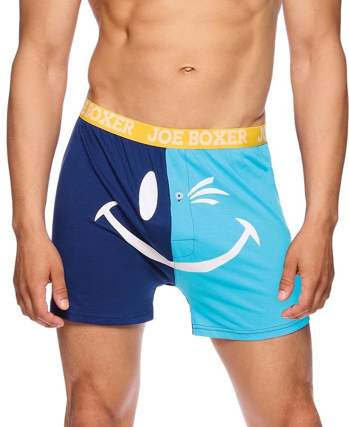 Joe Boxer Men's Classic Licky Cotton Boxers, Pack of 2 - Macy's