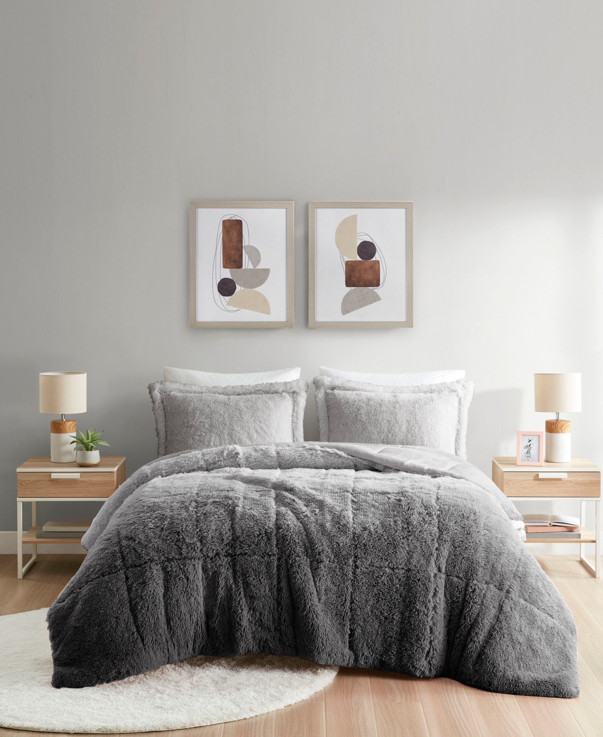Click here for Intelligent Design Brielle Ombre Shaggy Faux Fur 3... prices