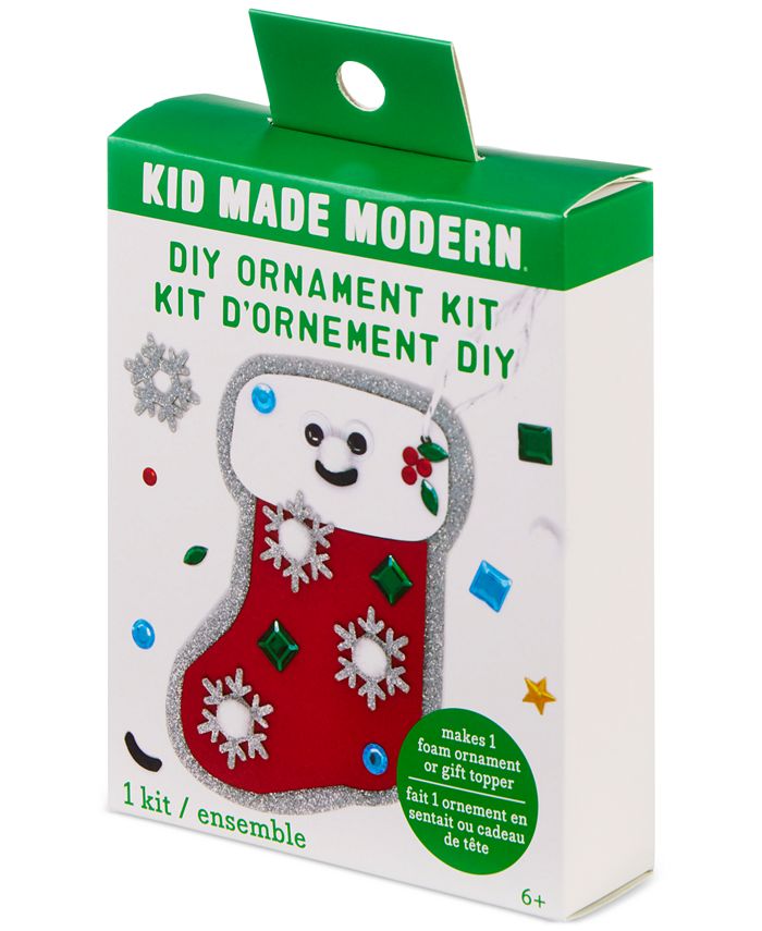 Kid Made Modern DIY Foam Stocking Keepsake Ornament Kit - Macy's