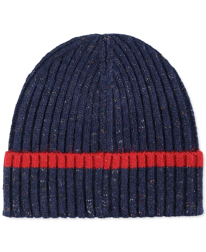 Tommy Hilfiger Men's Rubber Flag Patch Tipped Cuff Hat - Macy's