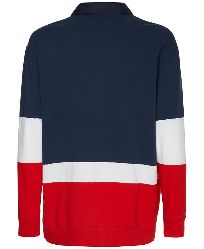 Tommy Hilfiger Men's Soft Colorblock Rugby Polo - Macy's
