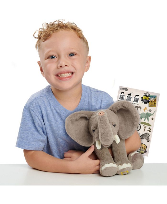 National Geographic Small Plush Elephant - Macy's