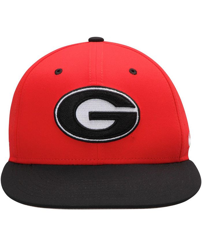 Nike Men's Red Georgia Bulldogs Aerobill Performance True Fitted Hat ...