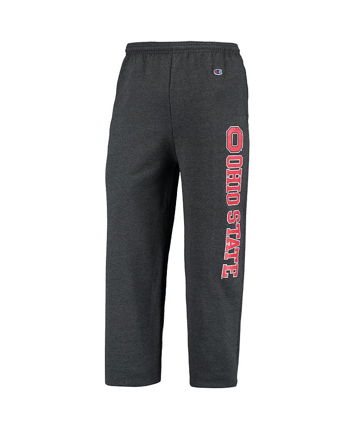 Champion Men's Charcoal Ohio State Buckeyes Powerblend Pants - Macy's
