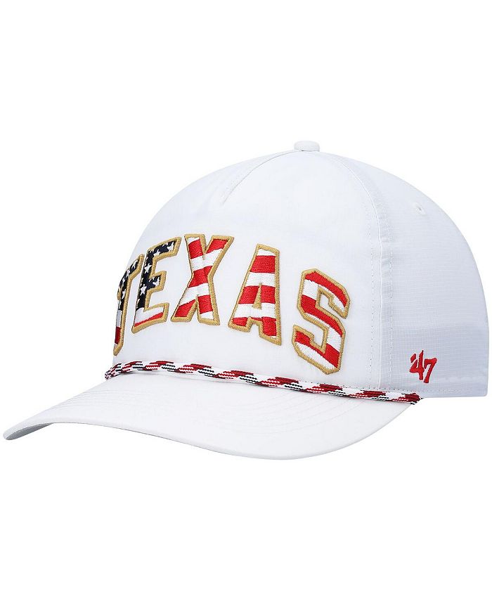 '47 Brand Men's '47 White Texas Longhorns Stars and Stripes Flag ...