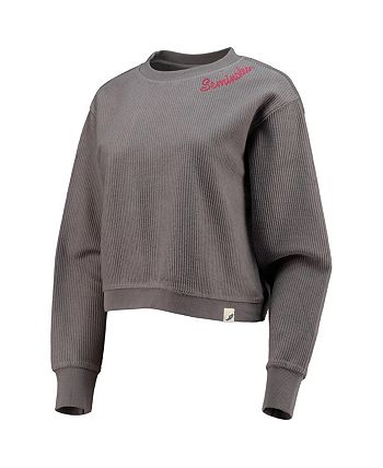 League Collegiate Wear Women's Charcoal Florida State Seminoles Corded ...