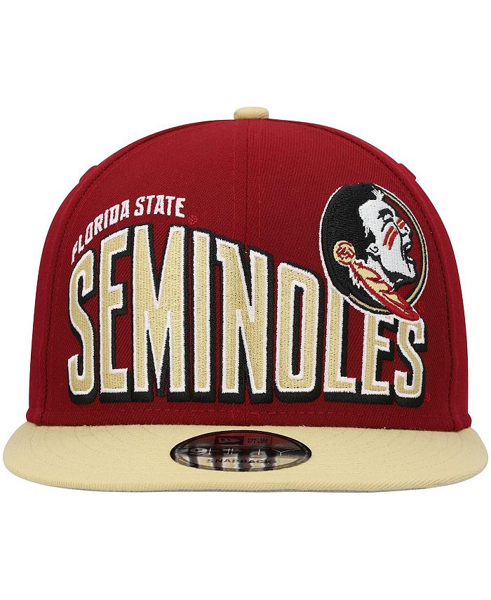 New Era Men's Garnet Florida State Seminoles Two-Tone Vintage-Like Wave ...