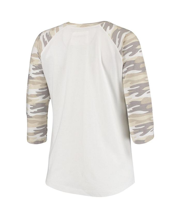 Camp David Women's White and Camo Virginia Tech Hokies Boyfriend ...