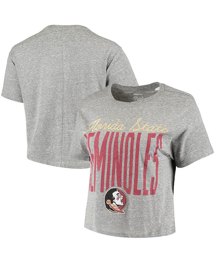 Pressbox Women's Heathered Gray Florida State Seminoles Sanibel Knobi ...