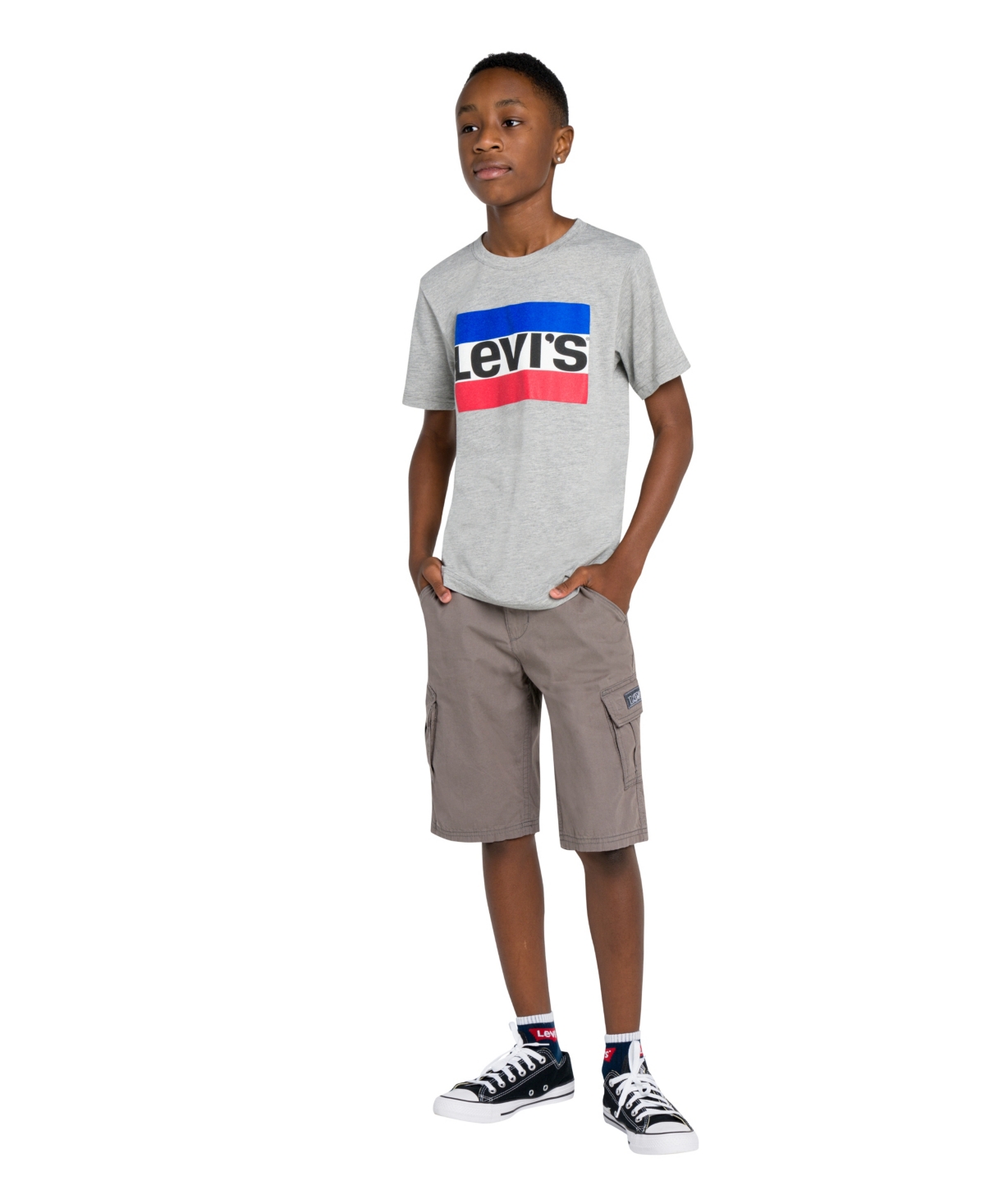 Click here for Levis Big Boys Adjustable Waistband Cargo Pocket S... prices