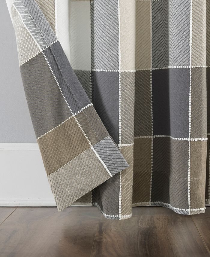 Archaeo Colorblock Plaid Curtain Collection - Macy's