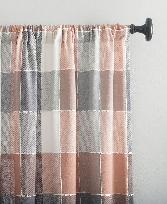 Archaeo Colorblock Plaid Curtain Collection - Macy's