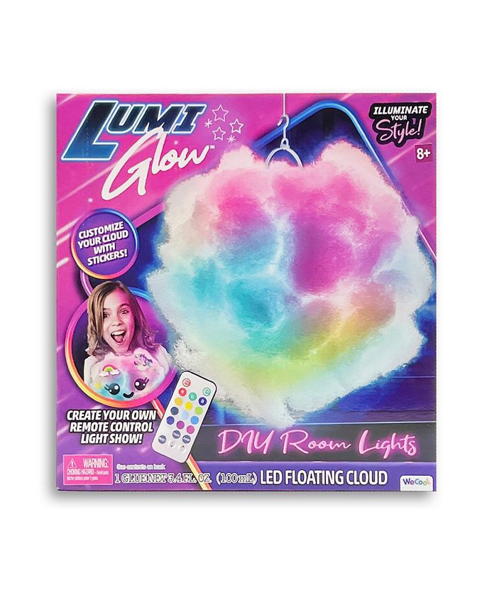 LumiGLOW LED Light Up Lumi Cloud LED Customizable Floating Cloud Light ...