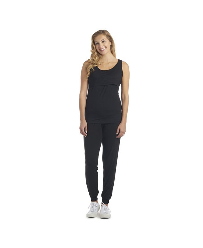 Everly Grey Maternity Kara Nursing Knit Tank - Macy's