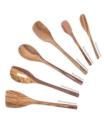Tovolo Tovola 6-Pc. Olive Wood Kitchen Utensil Set - Macy's