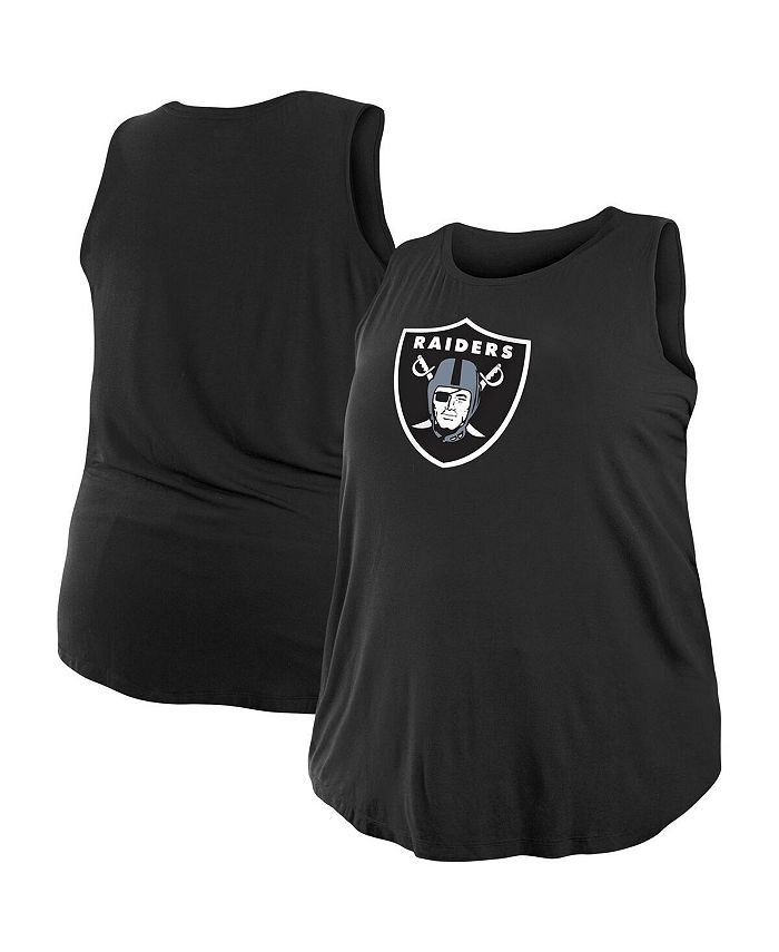New Era Women's Black Las Vegas Raiders Plus Size Tank Top - Macy's