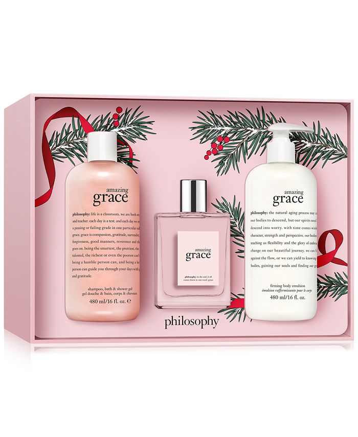 Philosophy Jumbo 3 Pc Amazing Grace Eau De Toilette T Set Macys