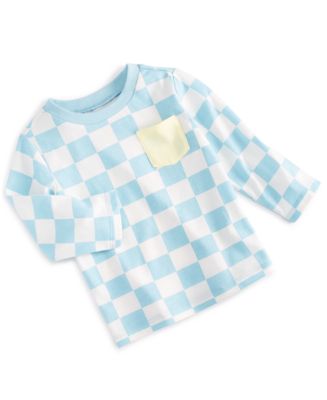 First Impressions Baby Boys Checker Board Shirt, Created for Macy's ...