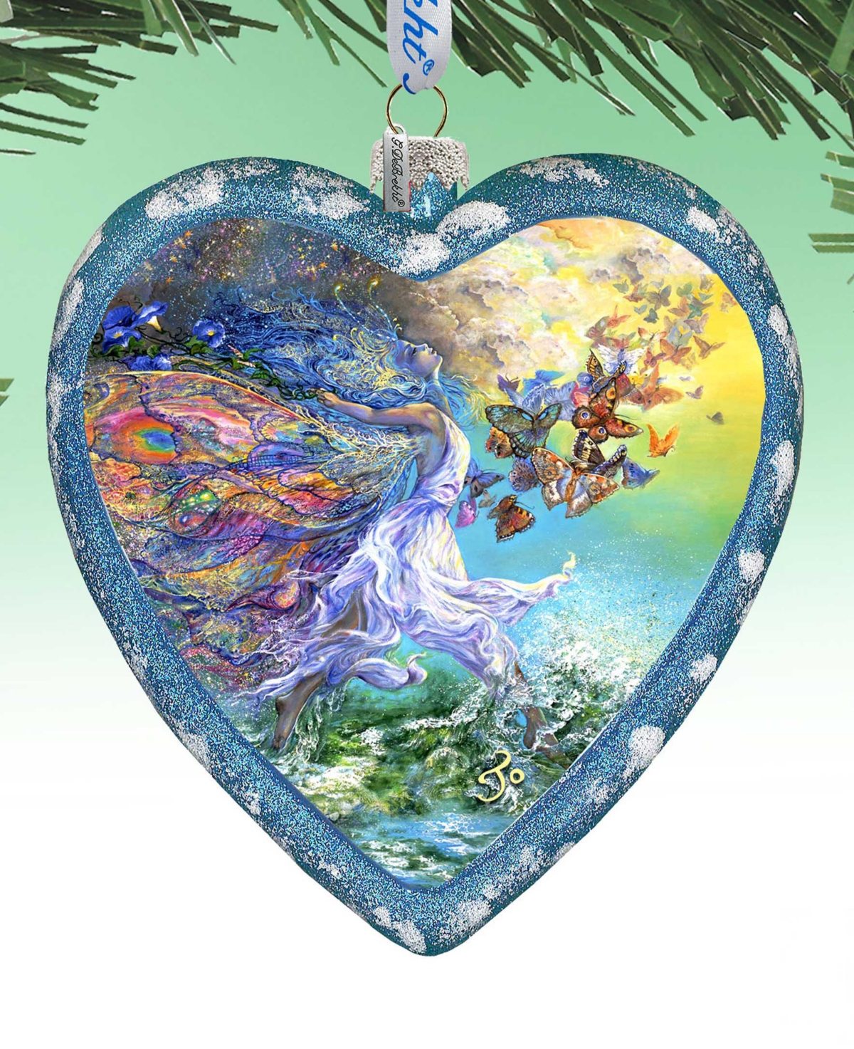 Click here for G.DeBrekht Butterfly Fairy Heart Holiday Ornament... prices