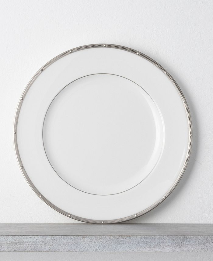 Noritake Rochelle Platinum Set of 4 Dinner Plates, Service For 4 - Macy's