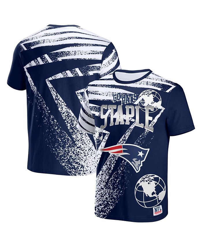 NFL Properties Men's NFL X Staple Navy New England Patriots Team Slogan ...