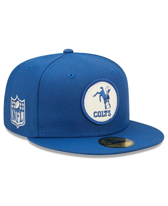 New Era Men's Royal Indianapolis Colts 2022 Sideline 59FIFTY Historic ...