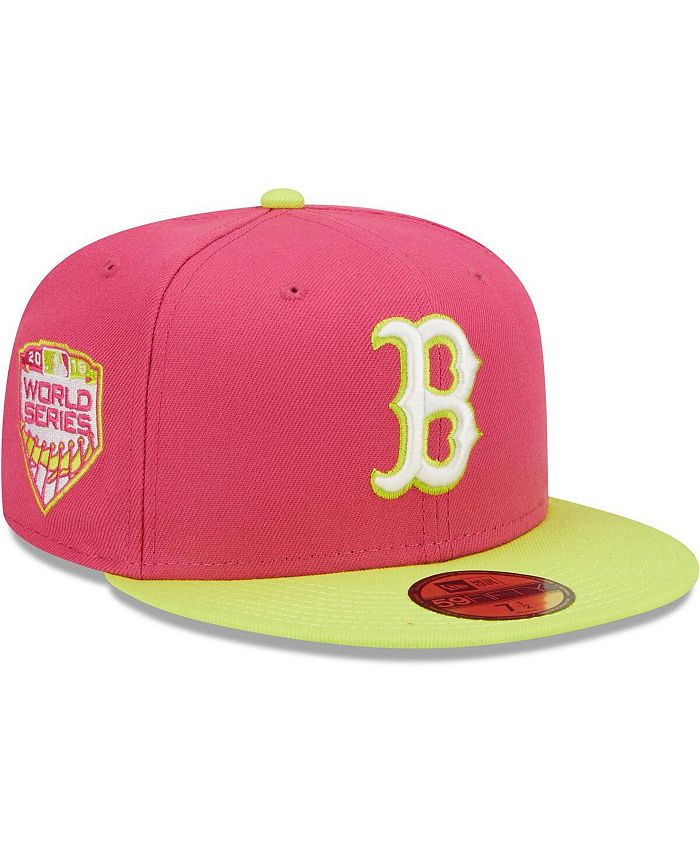 New Era Men's Pink Boston Red Sox 2018 World Series Champions Beetroot ...