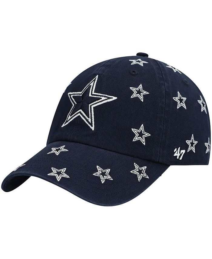 '47 Brand Women's Navy Dallas Cowboys Confetti Clean Up Adjustable Hat ...