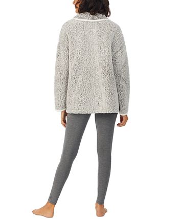 Cuddl Duds Women's Ultra-Soft Faux-Fur Bed Jacket - Macy's