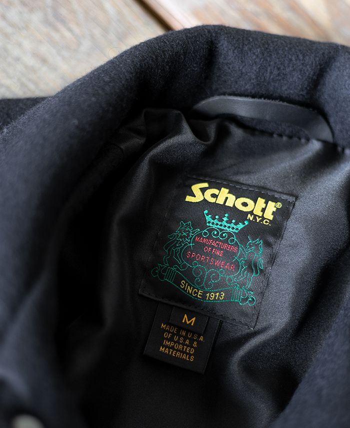 Schott NYC Men's Wool Coach Button-Up Jacket - Macy's