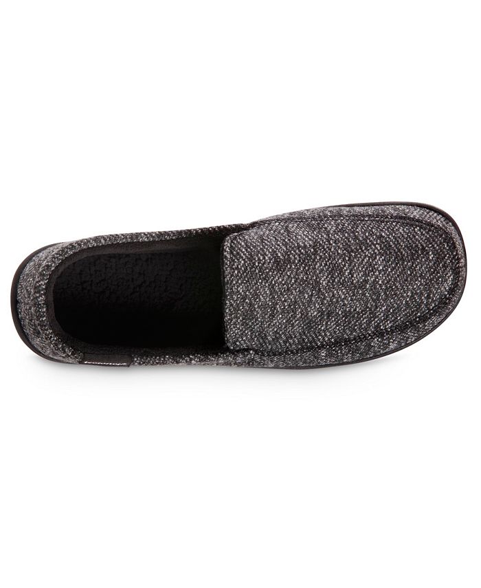Isotoner Men's Advanced Memory Foam Herringbone Harvey Moccasin Comfort ...