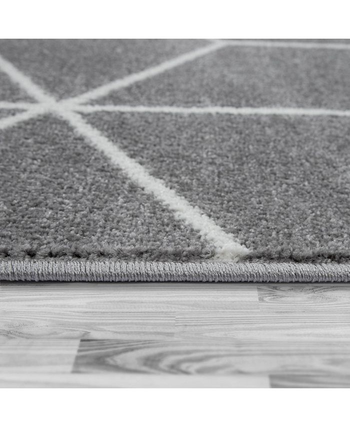 Paco Stella Area Rug Modern Trellis Pattern Geometric Design - 24'' X ...