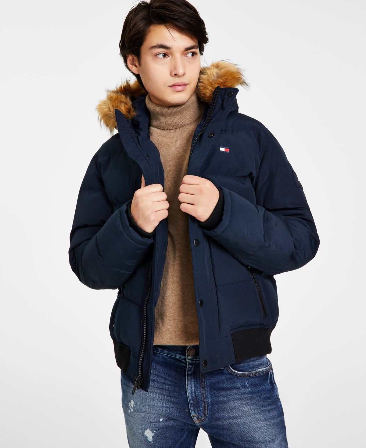 Click here for Tommy Hilfiger Short Snorkel Coat  Created for Mac... prices