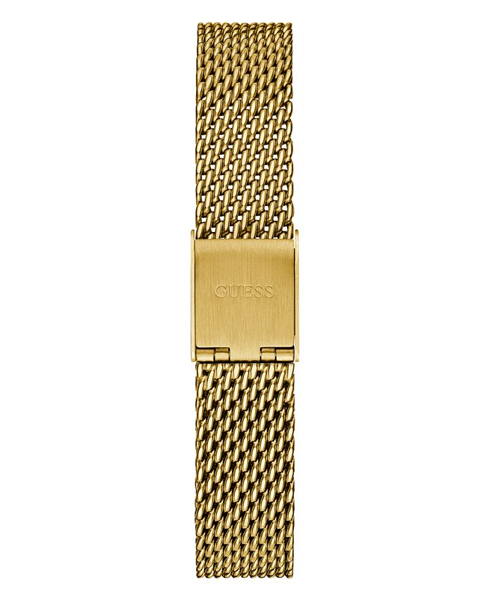 GUESS Women's Gold-Tone Mesh Bracelet Watch 25mm - Macy's