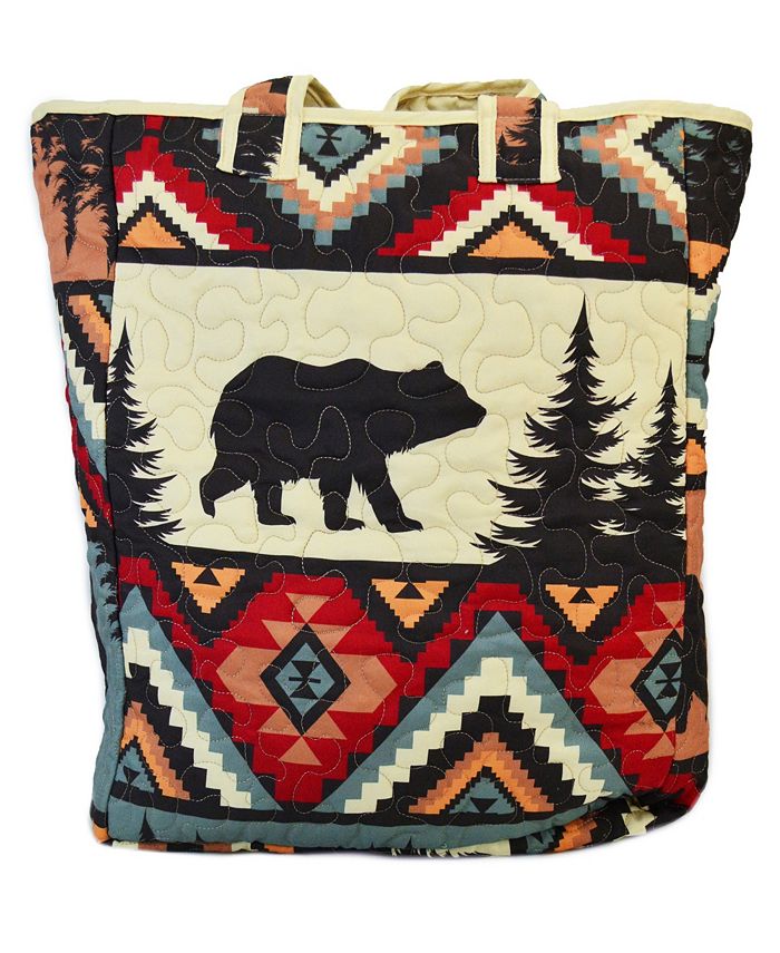 Donna Sharp Bear Totem 4 Piece Quilt Set, Full/Queen - Macy's