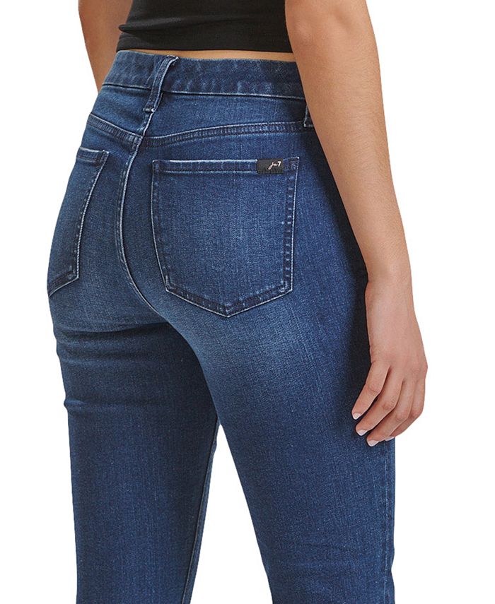 JEN7 by 7 For All Mankind Women's Ankle-Length Straight-Leg Jeans - Macy's