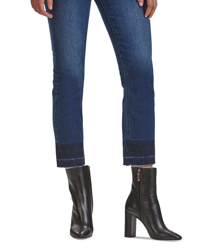 JEN7 by 7 For All Mankind Women's Ankle-Length Straight-Leg Jeans - Macy's