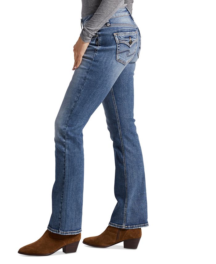 Silver Jeans Co. Women's Britt Low-Rise Slim Bootcut Jeans - Macy's