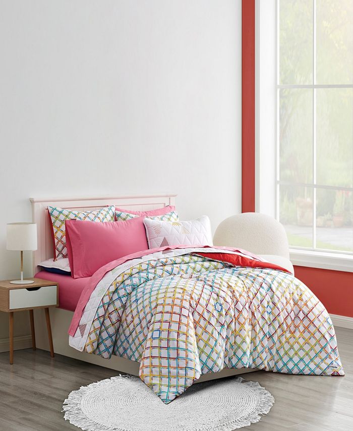 Crayola Happy Plaid 3 Piece Comforter Set, Full/Queen & Reviews ...