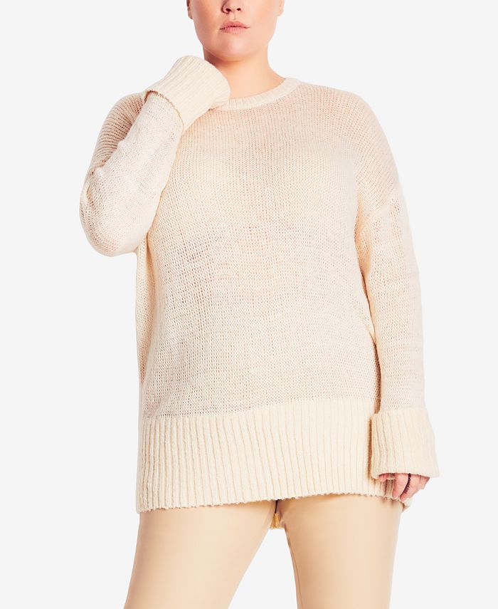 City Chic Trendy Plus Size Scarlett Jumper Sweater - Macy's