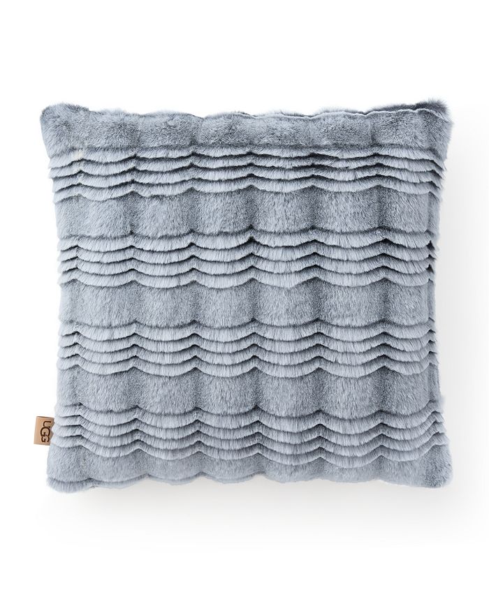 UGG® Marli Faux Fur Decorative Pillow, 20" x 20" - Macy's