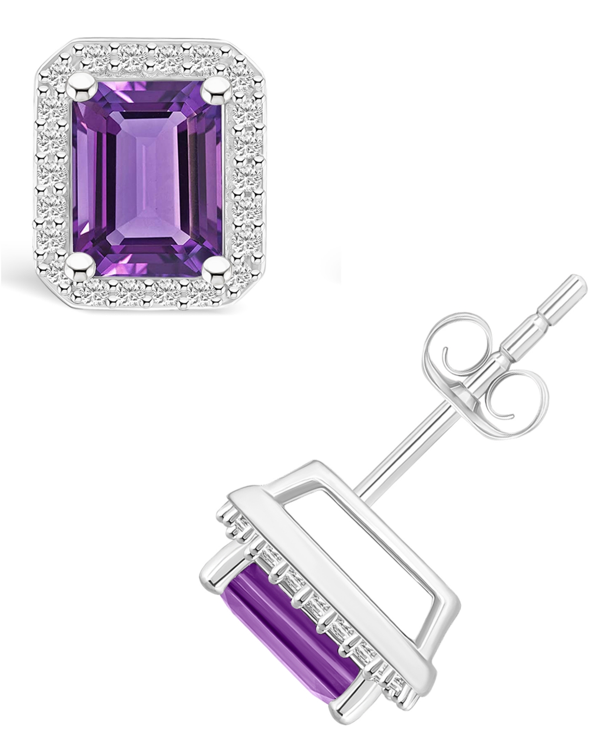 Click here for Amethyst (2 ct. t.w.) and Lab Grown Sapphire (1/4... prices