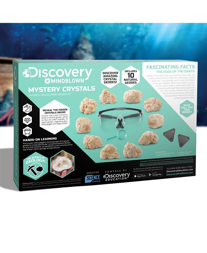 Discovery #MINDBLOWN Discovery Mindblown Toy Mystery Crystals Geode ...