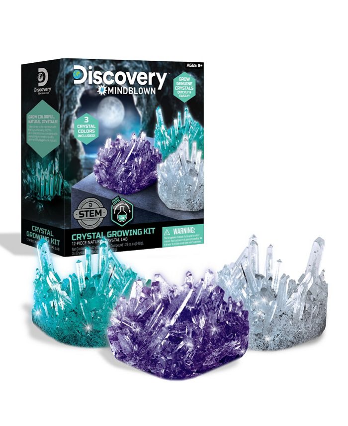 Discovery #MINDBLOWN Lab Crystal Growing Set, 12 Piece - Macy's