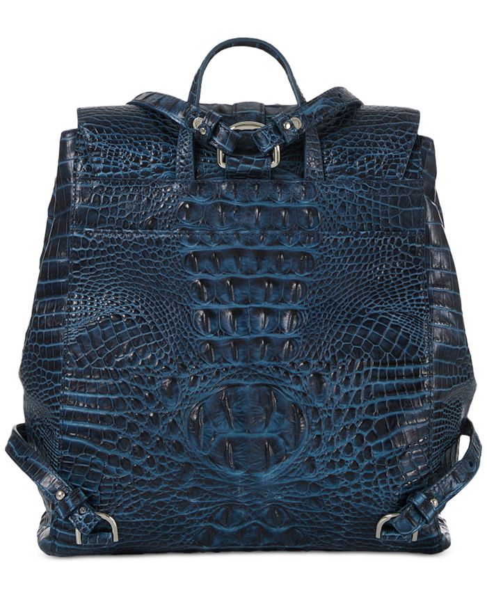 Brahmin Sadie Tidewater Embossed Leather Backpack - Macy's