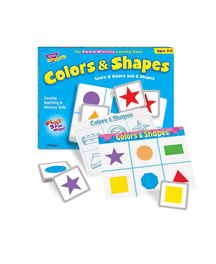 Trend Enterprises Trend Colors and Shapes Match Me Game - Macy's