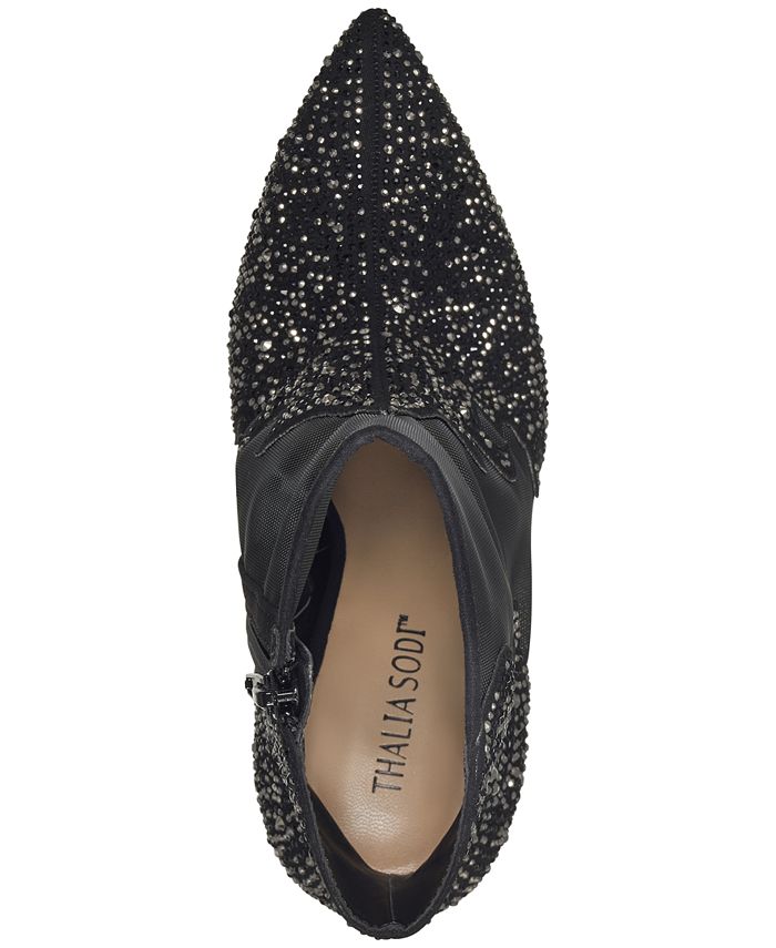 Thalia Sodi Women's Rosanna Embellished Dress Booties, Created for Macy ...