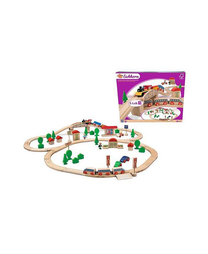 Simba Toys Eichhorn Wooden Train with Bridge Playset - Macy's