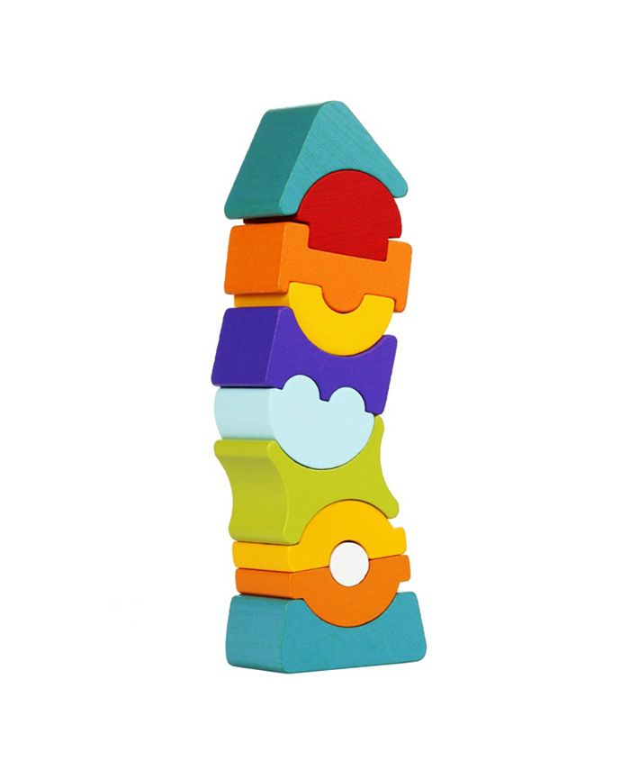 Kobal Sales and Marketing Ltd Toys Levenya Building Blocks Wood Leaning ...